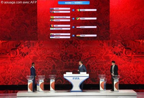Mondial 2018 Résultats du tirage au sort des éliminatoires aOuaga