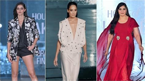 Ananya Panday Lisa Haydon Bipasha Basu And Others Turn Showstoppers For Bibhu Mohapatra At