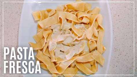 Como Hacer PASTA FRESCA Casera Sin Maquina Pappardelle YouTube