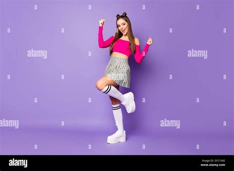 Full Length Body Size View Of Her She Nice Attractive Lovely Gorgeous Cheerful Cheery Girl