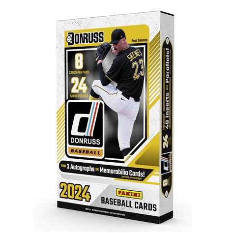2024 Donruss Baseball Checklist Set Details Hobby Boxes Date