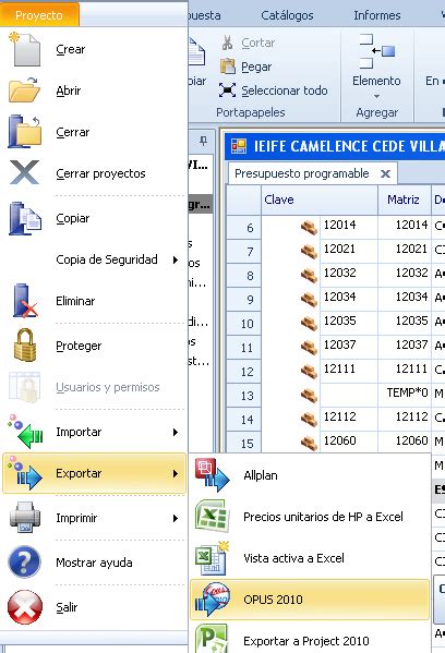 Opus Planet Software De Precios Unitarios Presupuestos Y Control De