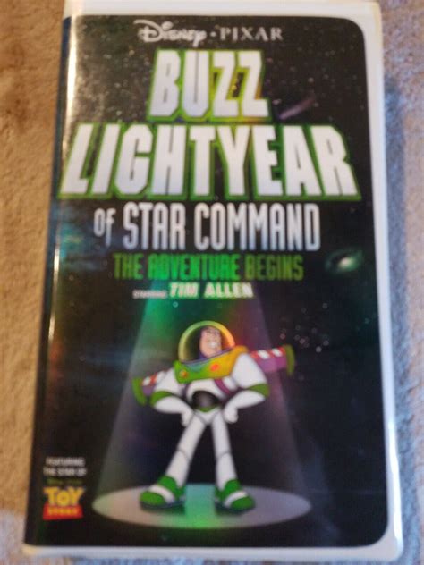 Buzz Lightyear Of Star Command The Adventure Begins Vhs Disney
