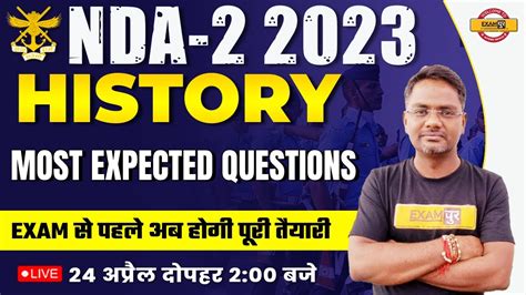 Nda History Classes Most Expected Questions History For Nda