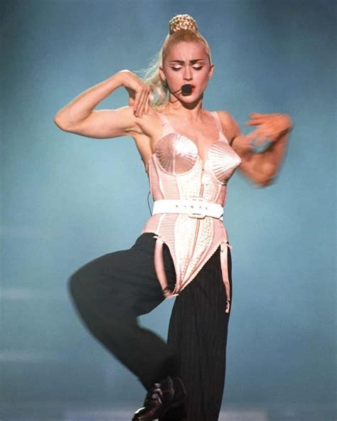 90ssclassy On Instagram Madonna Wearing Jean Paul Gaultiers Famous
