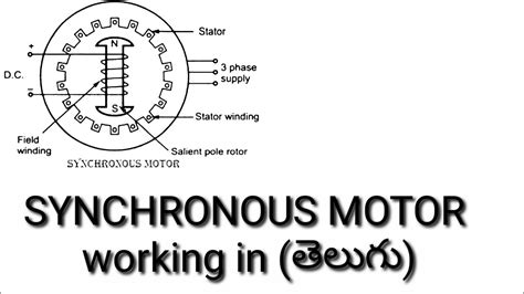 Why Synchronous Motor Not Self Starting Working Of Synchronous Motor