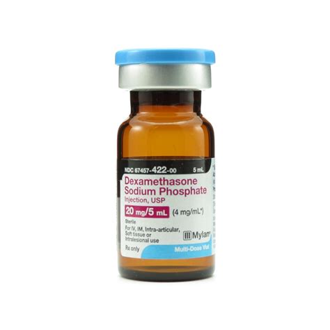Dexamethasone Sodium Phosphate 4mg ML MDV 5mL Vial McGuff Medical