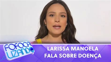 Larissa Manoela abre o jogo o público e fala sobre endometriose