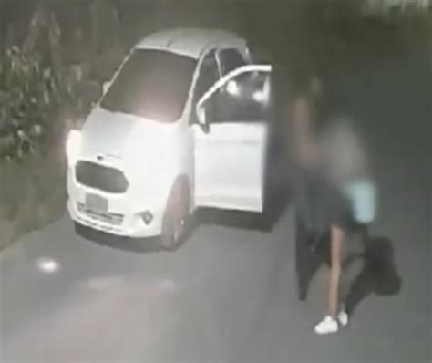Vídeo mostra momento em que uma jovem é sequestrada em Pilar vítima