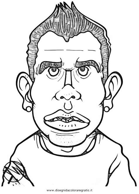 Disegno Tevez Categoria Misti Da Colorare