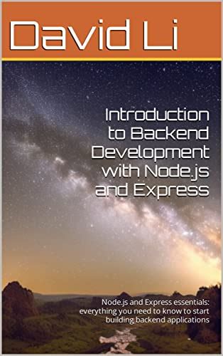 Introduction To Backend Development With Node Js And Express Node Js