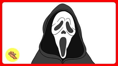 How To Draw Scream Mask YouTube