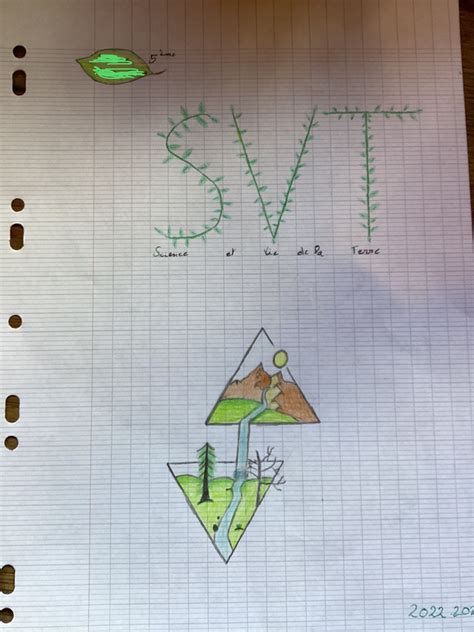 Page De Garde Svt En 2022 Couvertures De Cahier Dessin De Images And