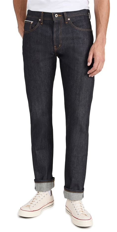 Naked Famous Denim Weird Guy Left Hand Twill Selvedge Jeans Indigo
