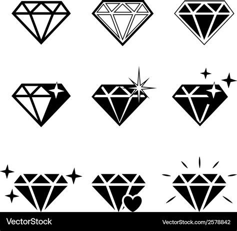 Diamond Royalty Free Vector Image VectorStock