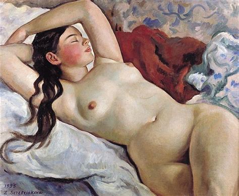 Reclining Nude 1935 Zinaida Serebriakova WikiArt Org