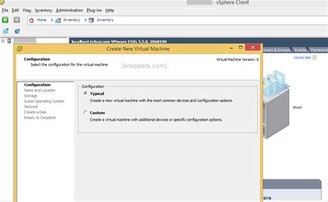 How To Create And Configure Virtual Machines On The Vmware Esxi Server