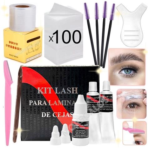 Kit Laminado De Cejas Alisado Permanente Lash Super Completo Shopee