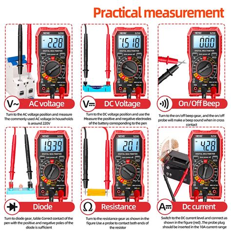 Multimètre numérique haute précision SZ06 voltmètre ampèremètre AC
