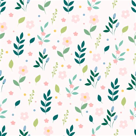 patrón floral transparente con flores 1339164 Vector en Vecteezy