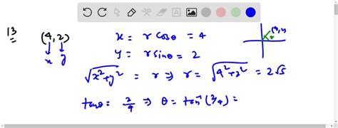 solved convert the given cartesian coordinates to polar coordinates 4 2