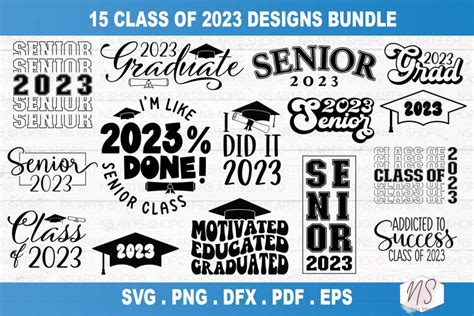Senior Class Of 2023 Graduation SVG Bundle