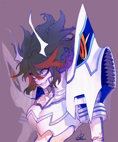 Matoi Ryuuko And Junketsu Kill La Kill Drawn By Pigeon666 Danbooru