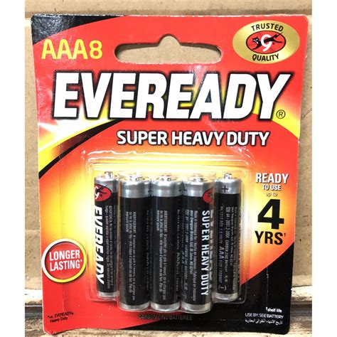 ORIGINAL Eveready Super Heavy Duty Batteries 1212BP8 Shopee Malaysia