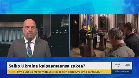 Ukrainan Ja USA N Presidentit Tapasivat Ylen Aamu Yle Areena
