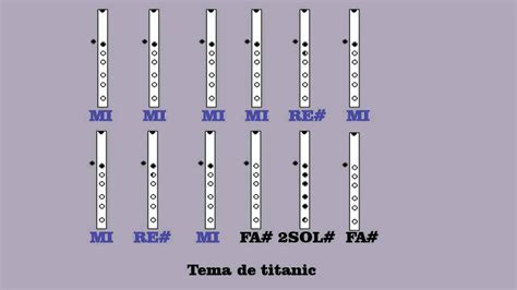 Notas Musicales De Titanic Para Flauta Notas De Titanic En