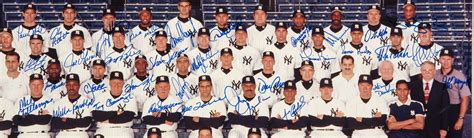 Free New York Yankees Players 1998 1998 New York Yankees Team Signed
