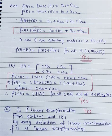 [solved] let mn n r denote the vector space of n×n matrices with real course hero