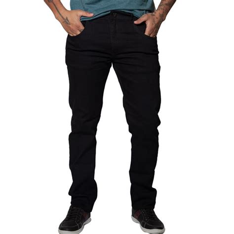 Calça Jeans Skinny Masculina Preta Shopee Brasil