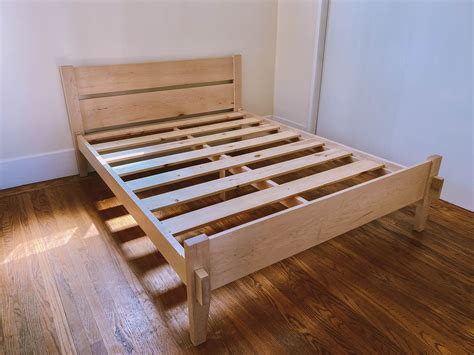 Bed Frame Plans Pdf Page Step By Step Diy Build Guide Etsy Canada