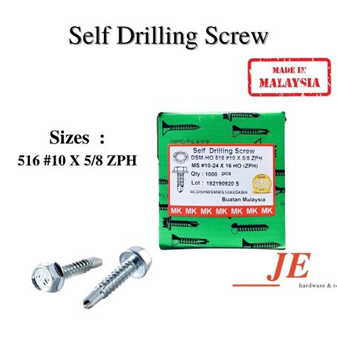Mk Self Drilling Screw Screw Besi Bumbung Dsm Ho Pcs Per Box