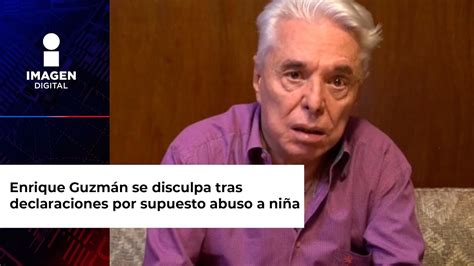 Enrique Guzmán se disculpa tras declaraciones por supuesto abuso a niña