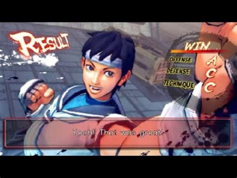 ULTRA STREET FIGHTER IV Sakura Vs Juri YouTube