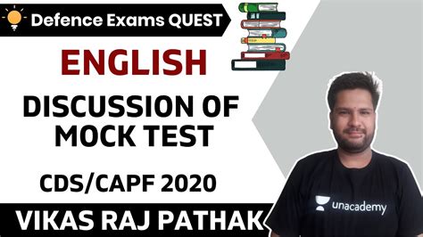 Discussion Of Mock Test Part 3 English Target CDS CAPF NDA AFCAT