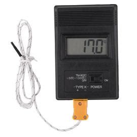 Thermomètre électronique industriel LCD détecteur de température de