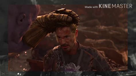 Iron Man Vs Thanos Fight Scene Avengers Infinity War Movie