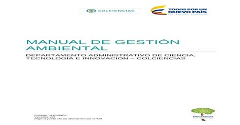 MANUAL DE GESTIÓN AMBIENTAL PDF filecontexto ambiental de