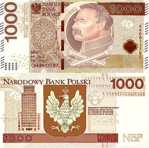 Banknot 1000 zł z Józefem Piłsudskim Grodzisk Wielkopolski Kup