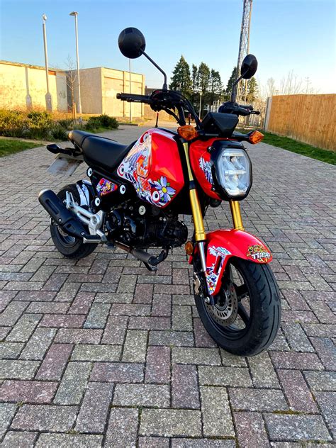 Full Graphic Decal Set Grom 2021 2023 Yakuza Red Theme Graphics Kit Etsy