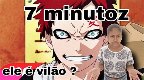 REAGINDO ao 7 minutoz rap do Gaara CAIXÃO DE AREIA Naruto NERD