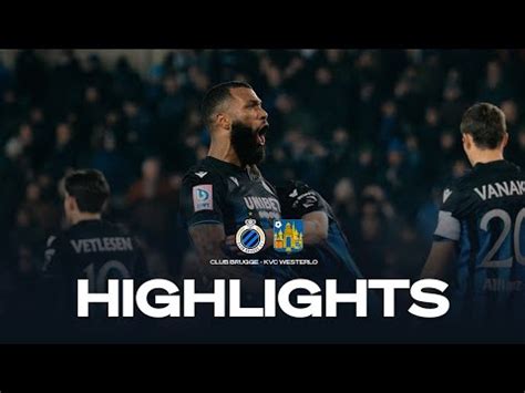 Club Brugge Kvc Westerlo Highlights Youtube