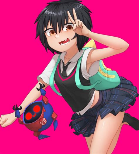 Peni Parker And Sp Dr Marvel And 2 More Drawn By Nyxkz Danbooru
