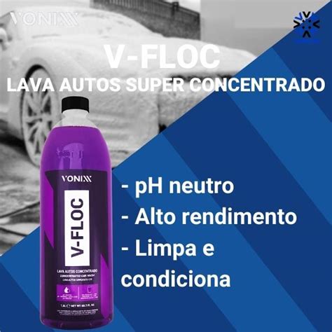 V Floc L Vonixx Shampoo Automotivo Neutro Concentrado