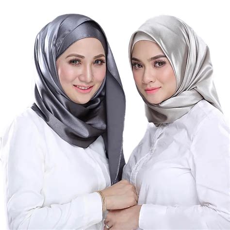 Hijab Mu Ulmano De Seda Para Mulheres Envolt Rio Instant Neo Cachecol