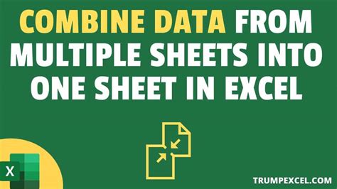Ms Excel Combine Multiple Worksheets Into One
