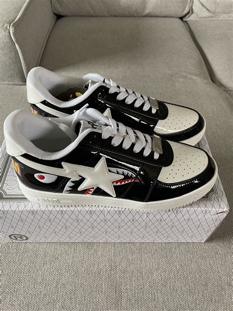 2021人気特価 bapesta Shark Bape Sta Low Black kids nurie